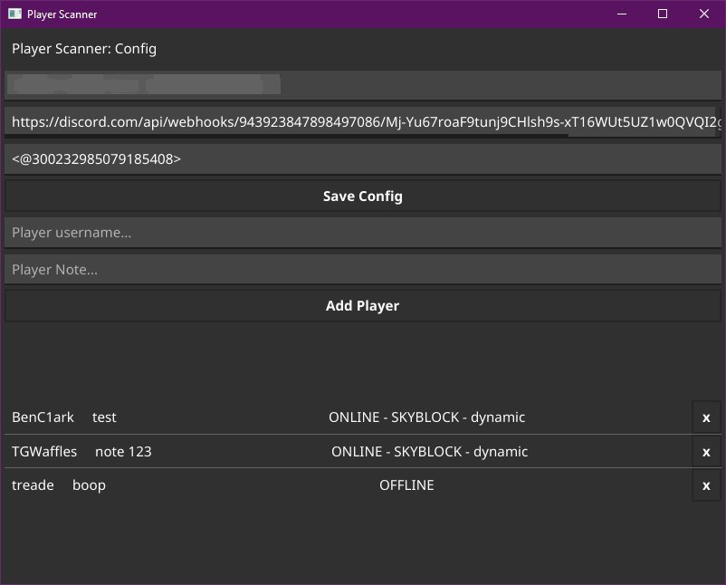 GitHub - TGWaffles/GoScanPlayers: Hypixel online player tracker. Runs ...
